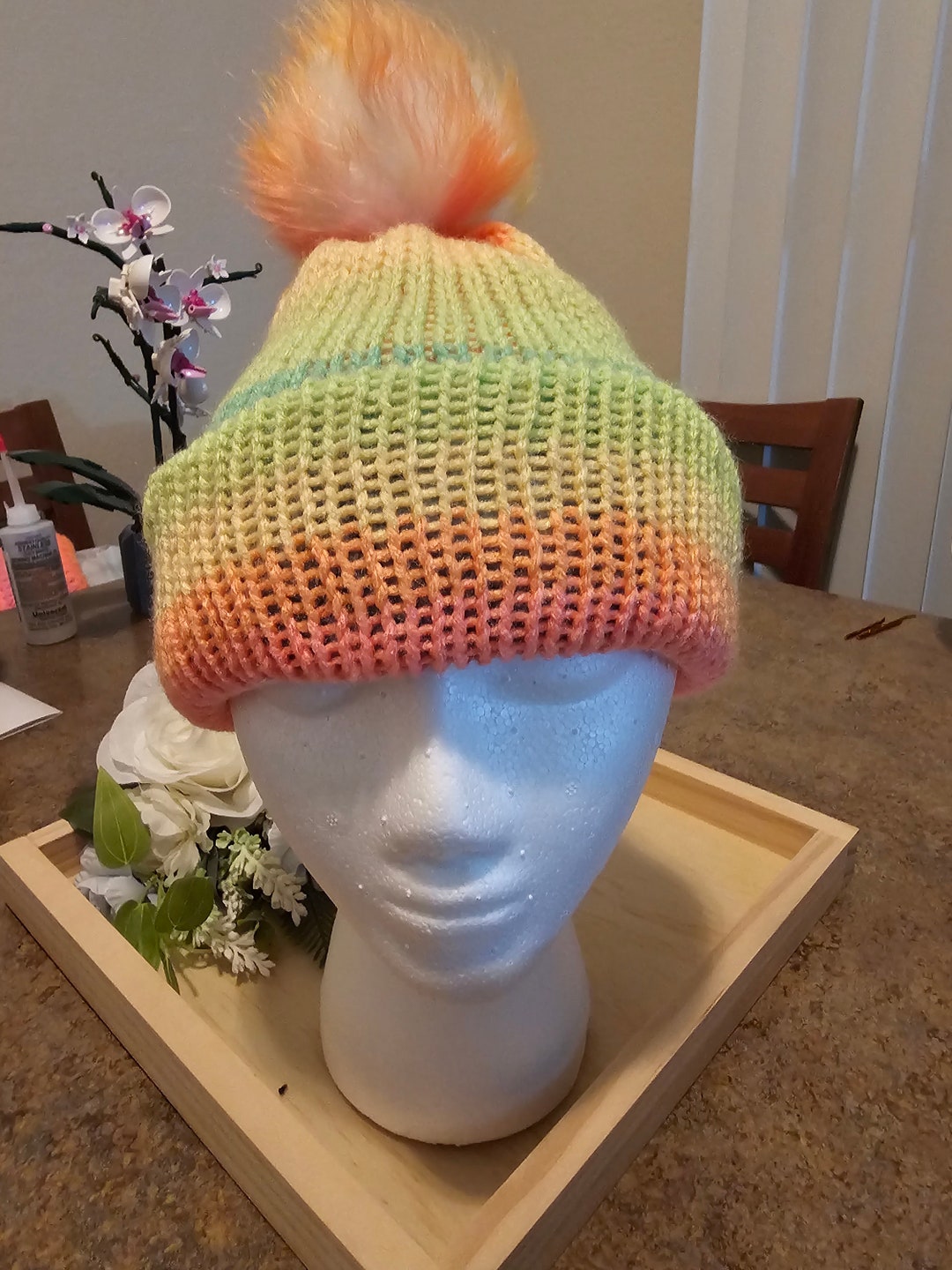 Tik Tok Retro Colored Beanie - Etsy