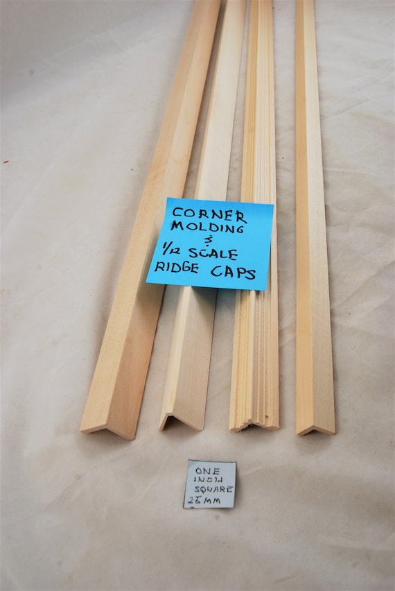 Roof Ridge Cap 1/2 1/12 Scale Dollhouse Miniature - Etsy