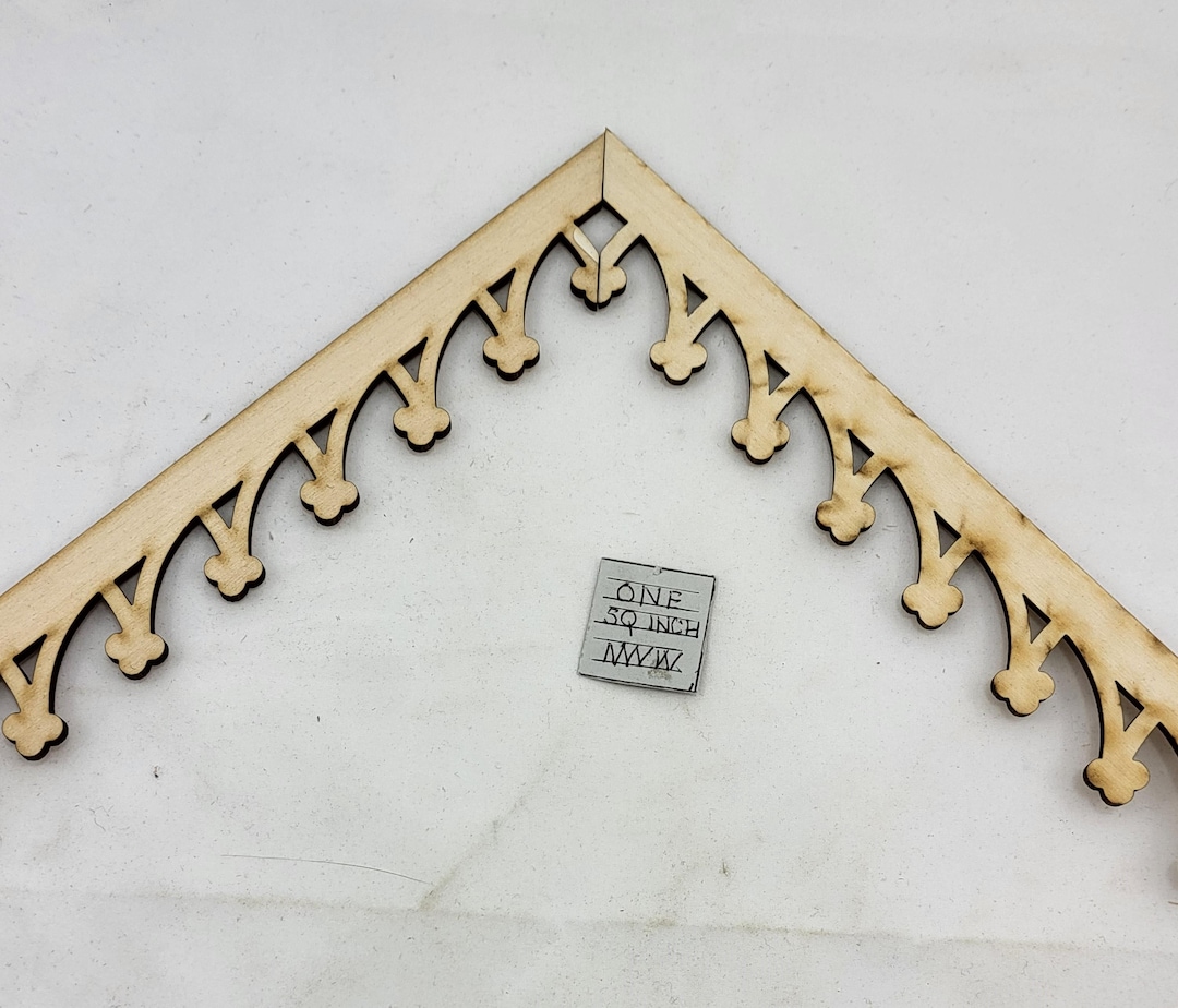 Victorian Painted Lady Gingerbread Gable Trim #1 Miniature 1/12 Scale ...
