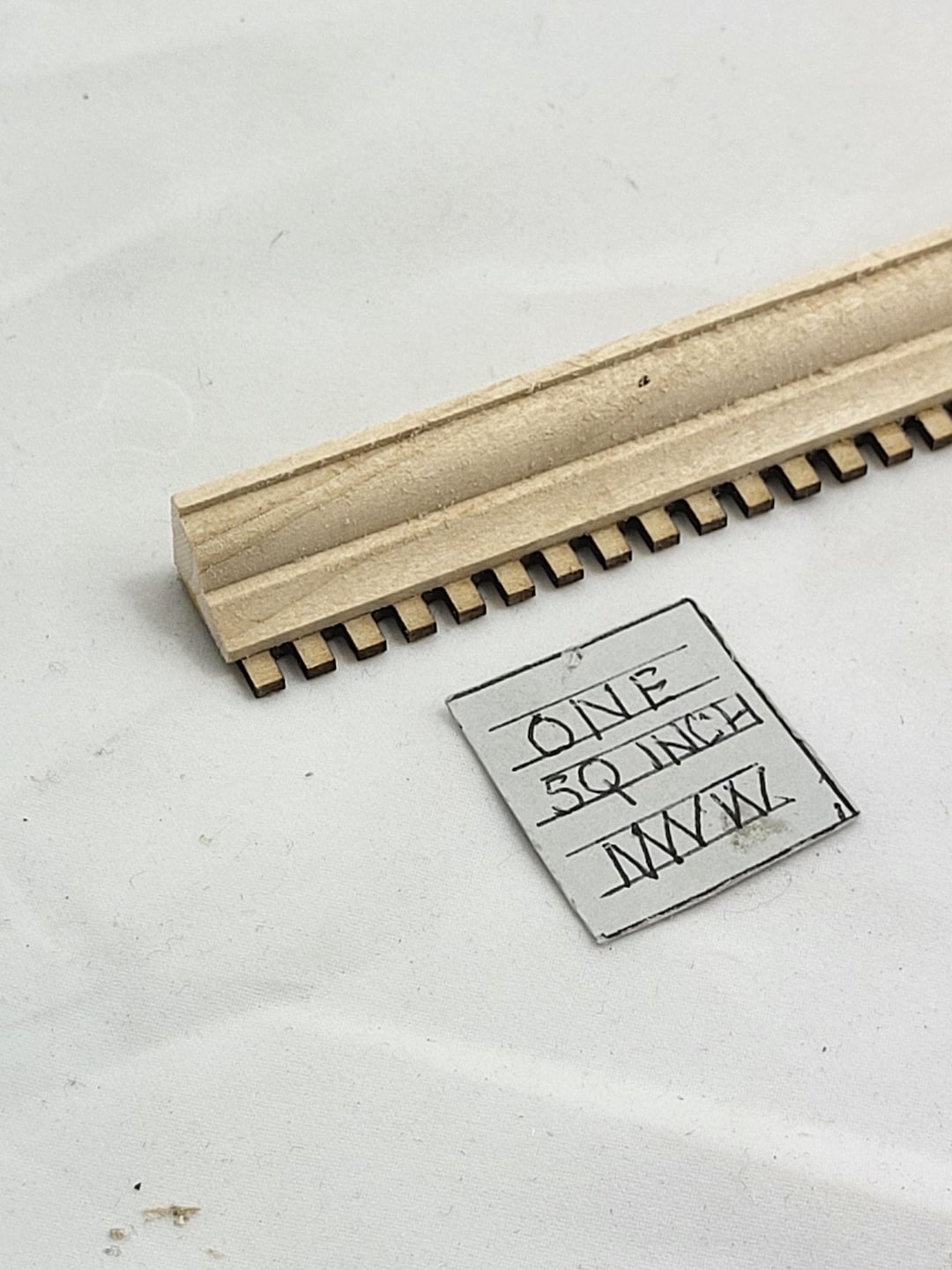 Dental Crown Molding 2 Dollhouse Miniature Trim 2pc 1/12 Scale Cornice ...