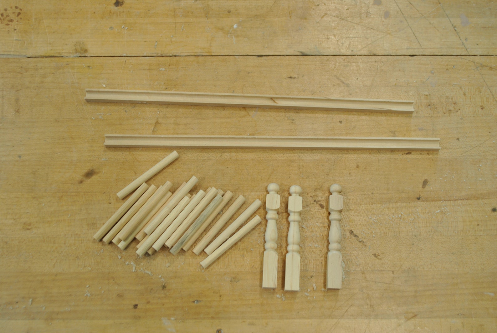 Railing Kit 2 1/12 Scale Dollhouse Miniature Unfinished - Etsy