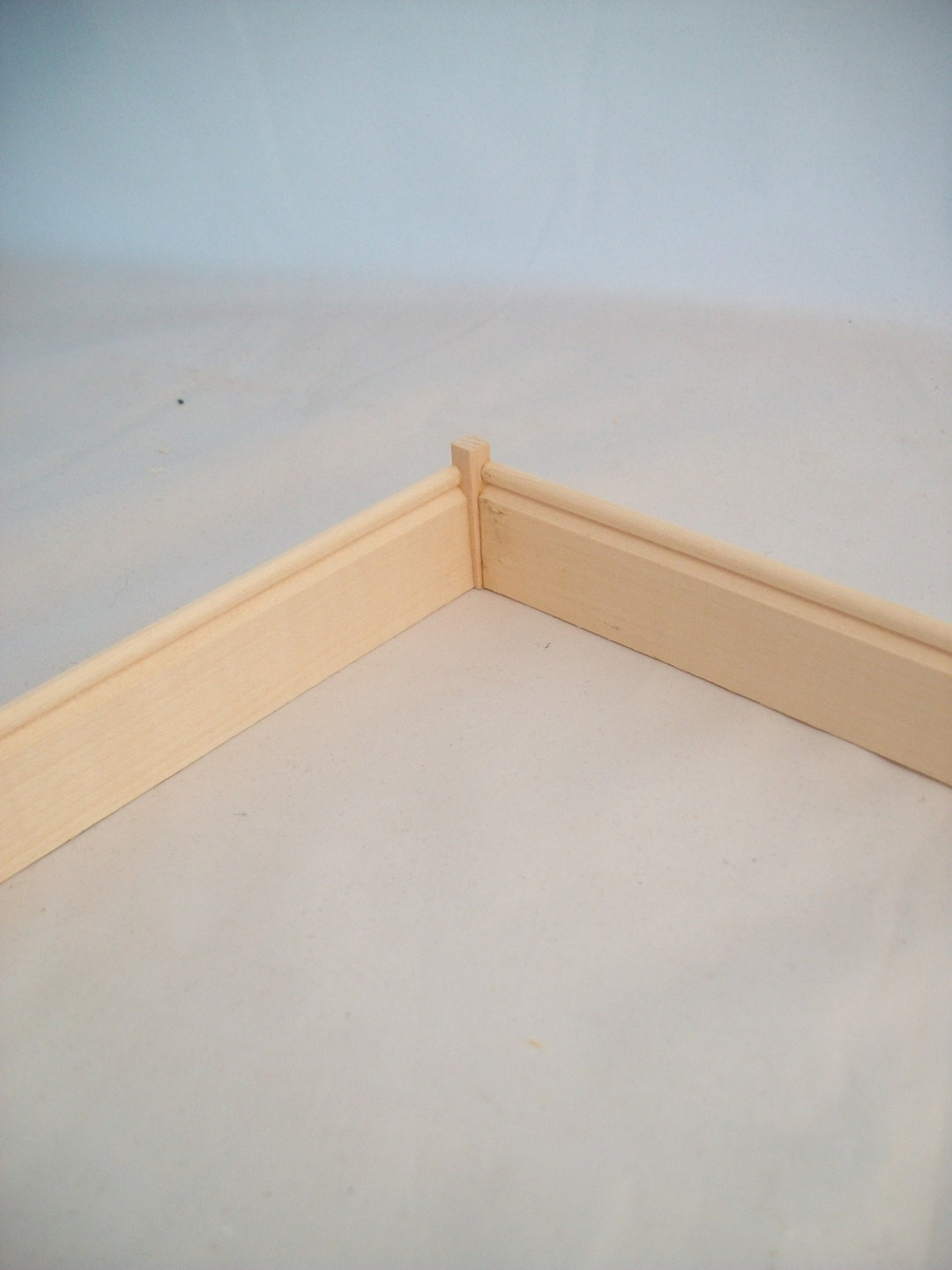 Baseboard Corner Block 15pcs Basswood Trim Molding 1/12 Scale MW12000 ...