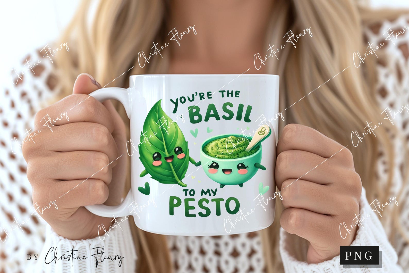 Basil to My Pesto Funny Valentine Png, Valentines Day PNG, Food Pun Png ...
