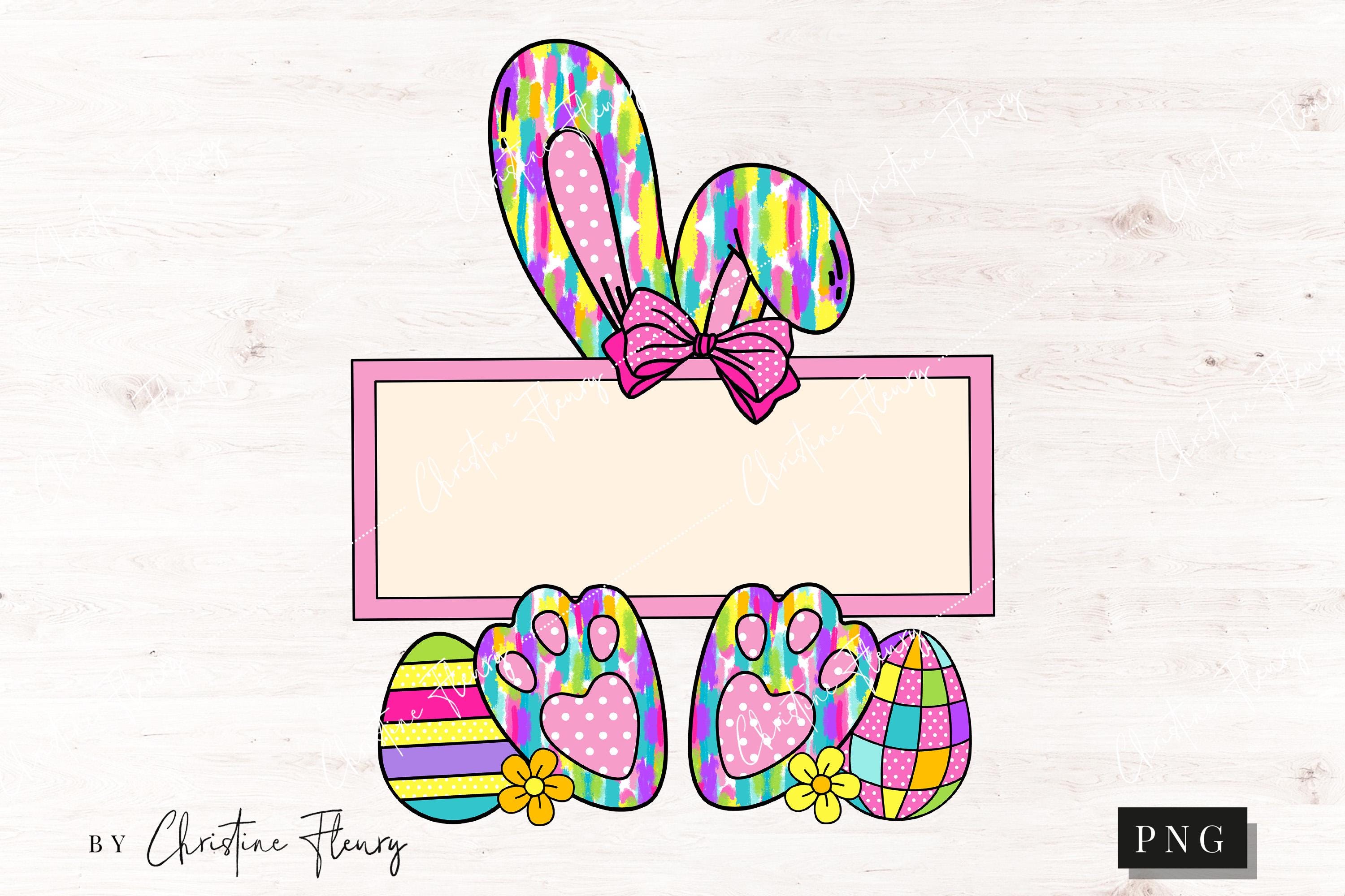 Personalized Easter Name PNG, Easter PNG, Easter Name Sublimation ...