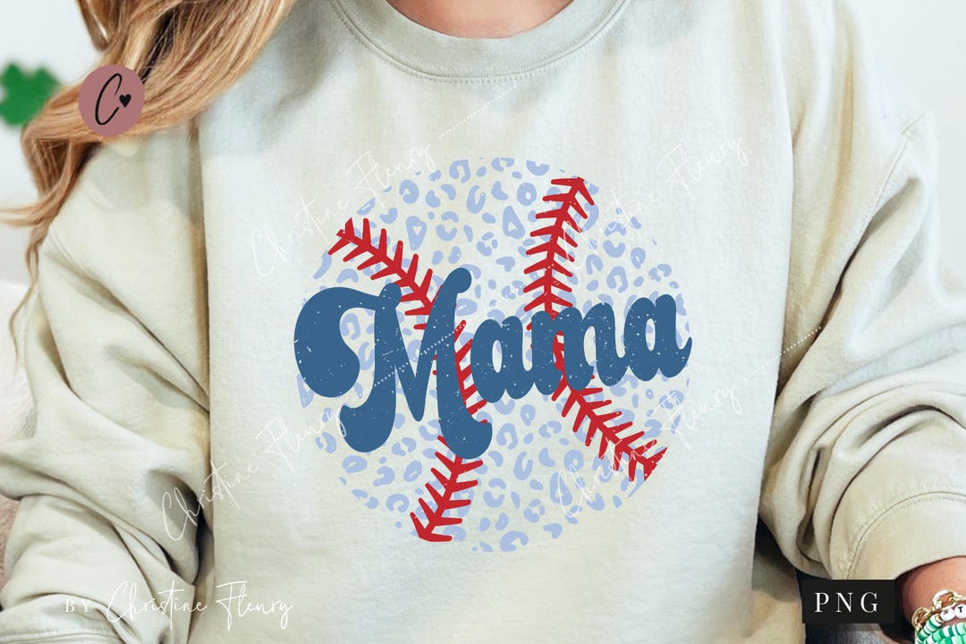 Leopard Baseball Mama PNG, Baseball PNG, Leopard Png, Retro Mama ...