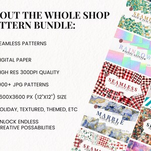 Whole Shop Digital Paper Bundle, Unlimited Lifetime All Access Pass ...