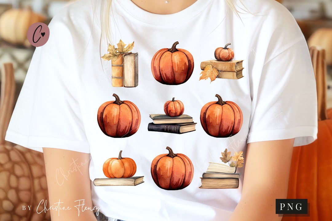 Autumn Bookish PNG, Fall Book Club PNG, Fall Vibes Png, Fall ...