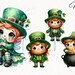 Watercolor Cute Leprechauns Clipart, ST Patrick's Day Png, Leprechaun ...
