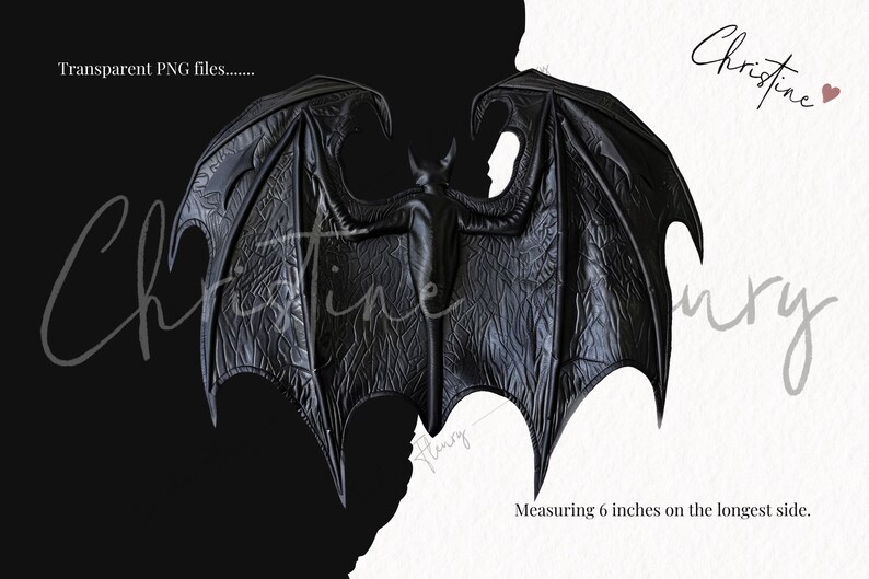 16 Cut Out Bat Wings Clipart, Halloween Clipart, Wing Overlays, Gothic ...