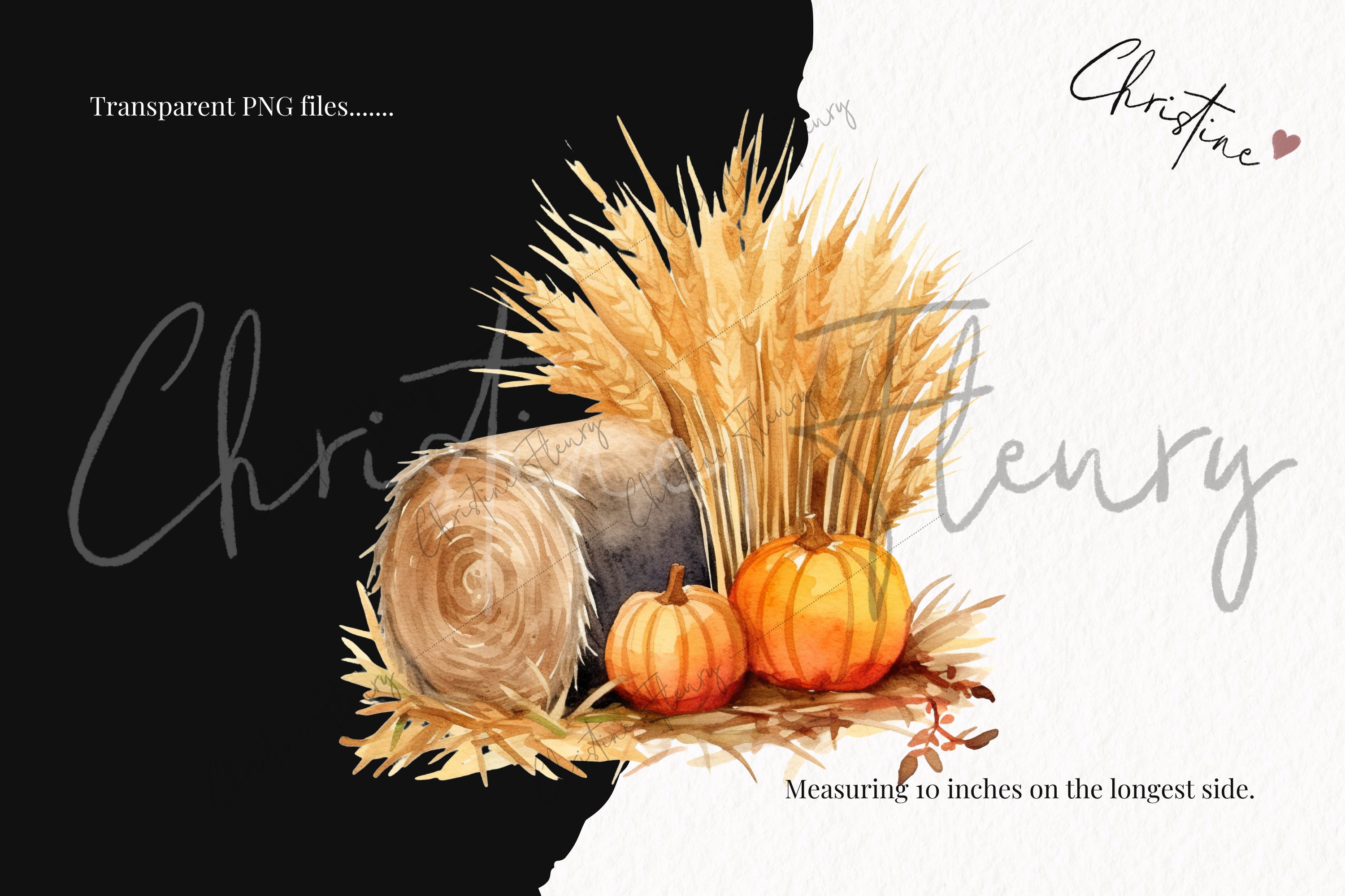 Watercolor Mega Fall Bundle Clipart, Watercolor Fall Clipart ...