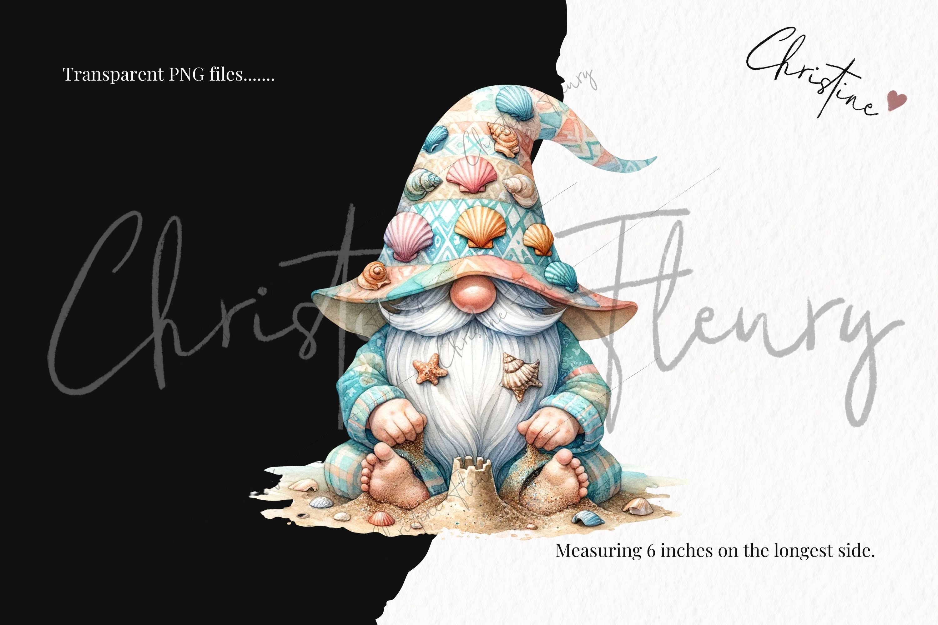 Beach Gnomes Clipart, Summer PNG, Gnome PNG, Vacation Gnome PNG Instant ...