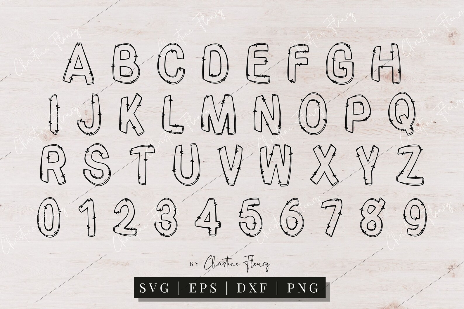 Doodle Alphabet SVG Doodle Letters Svg Doodle Numbers Svg - Etsy