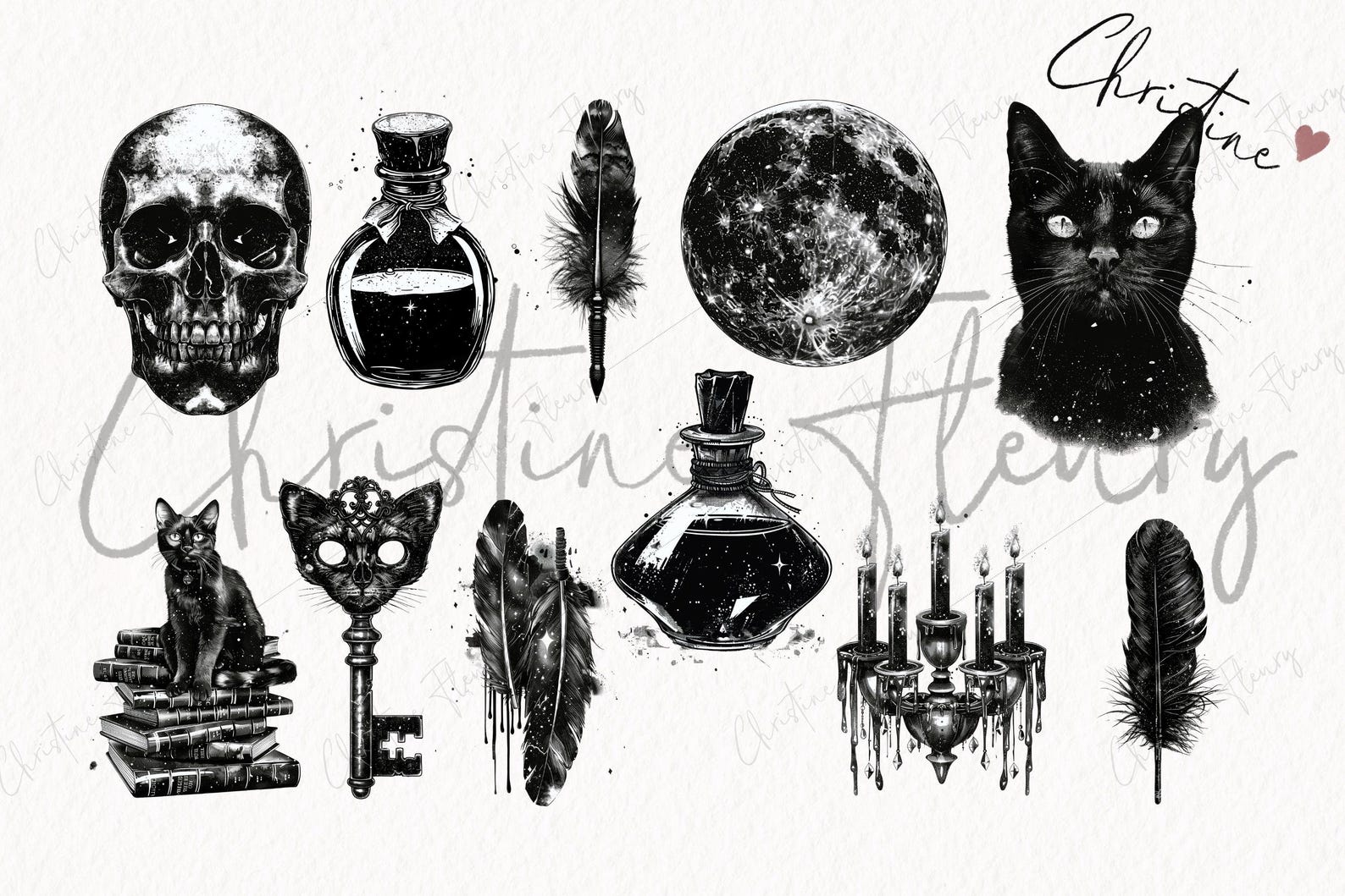 Tortured Poet Clipart, Gothic PNG, Halloween Clipart, Macabre ...