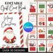 Printable Christmas Gift Tags, Three Gift Rule Christmas Printable ...