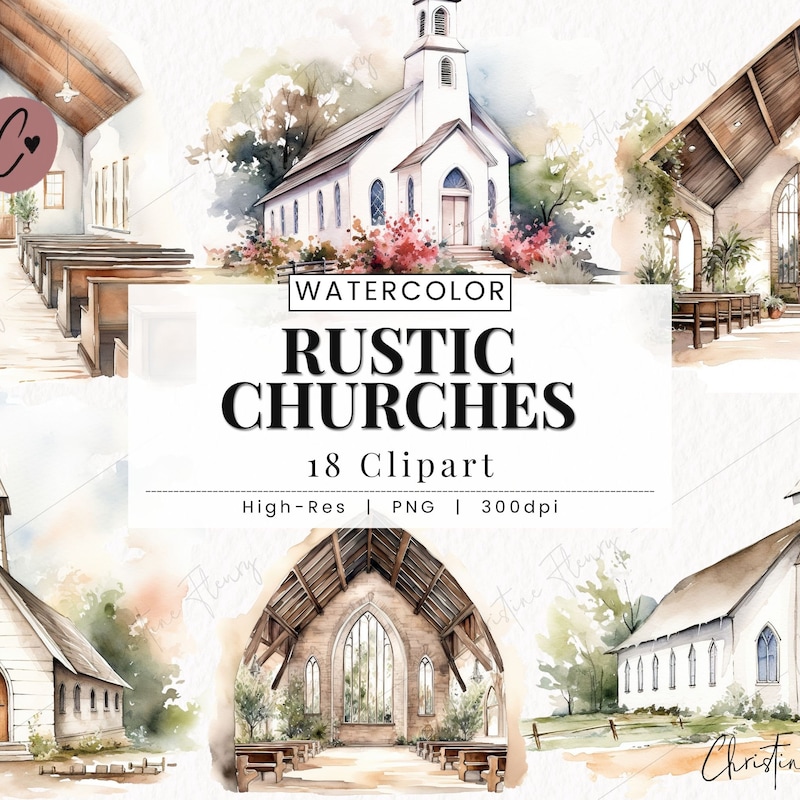 Fall Church Clipart - Etsy