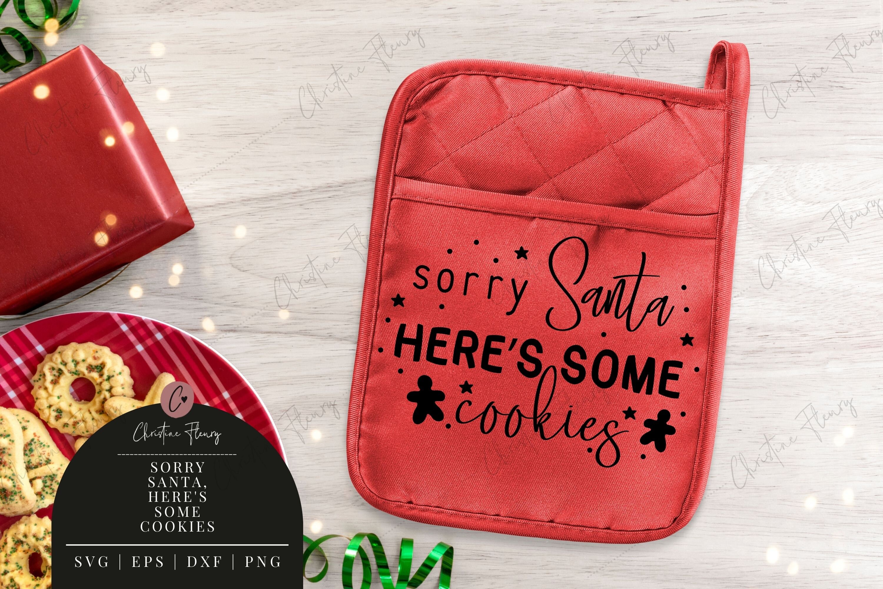 Sorry Santa Here's Some Cookies SVG Christmas Baking Svg - Etsy