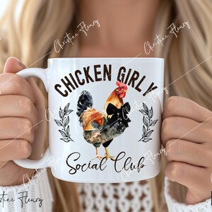 Chicken Girly Social Club PNG, Farmhouse PNG, Farm Girly Png, Chicken ...