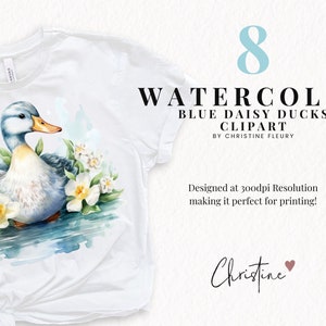 Spring Ducks Clipart, Spring PNG, Animal PNG, Nursery Duck PNG Instant ...