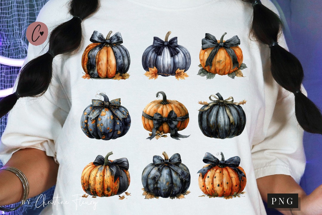 Gothic Pumpkin Girly PNG, Halloween PNG, Pumpkin Png, Goth Sublimation ...