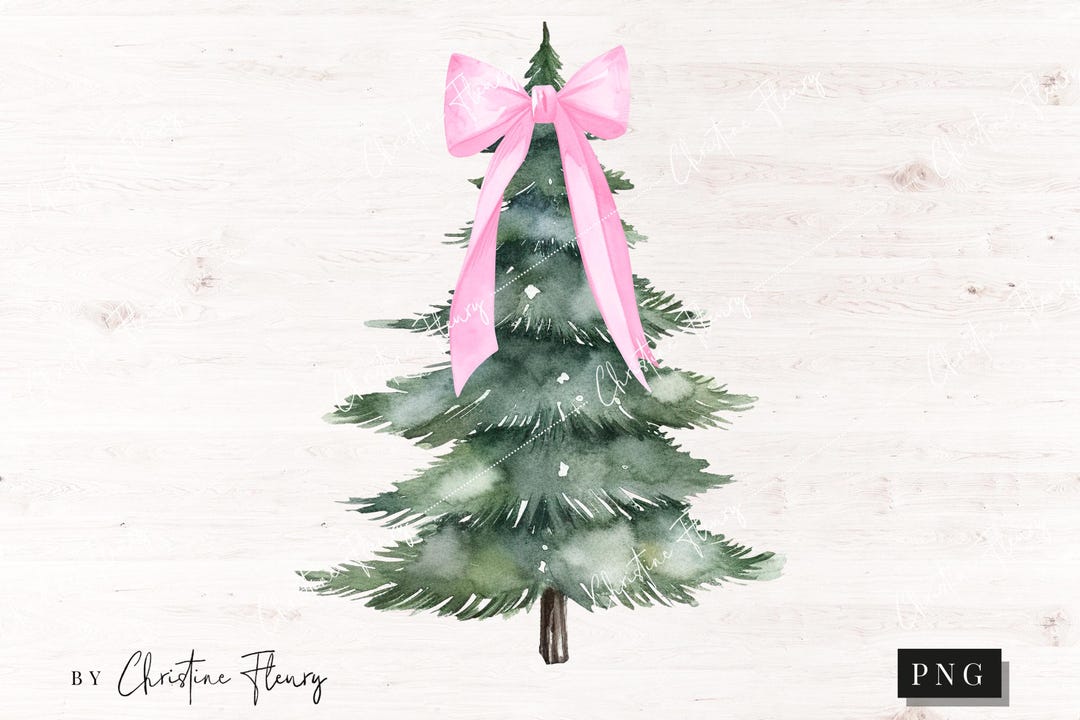 Coquette Pink Christmas Tree PNG, Christmas PNG, Pink Christmas Png ...