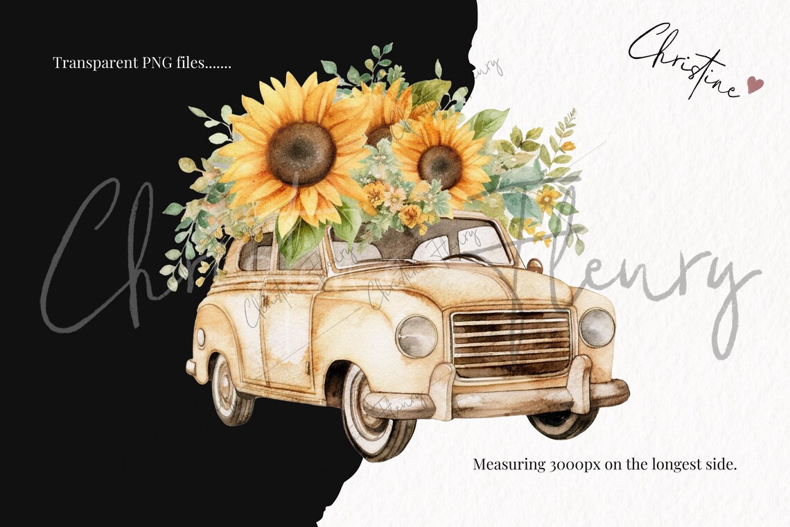 Rustic Watercolor Sunflower Wedding Watercolor Wedding - Etsy