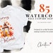 Watercolor Mega Fall Bundle Clipart, Watercolor Fall Clipart ...