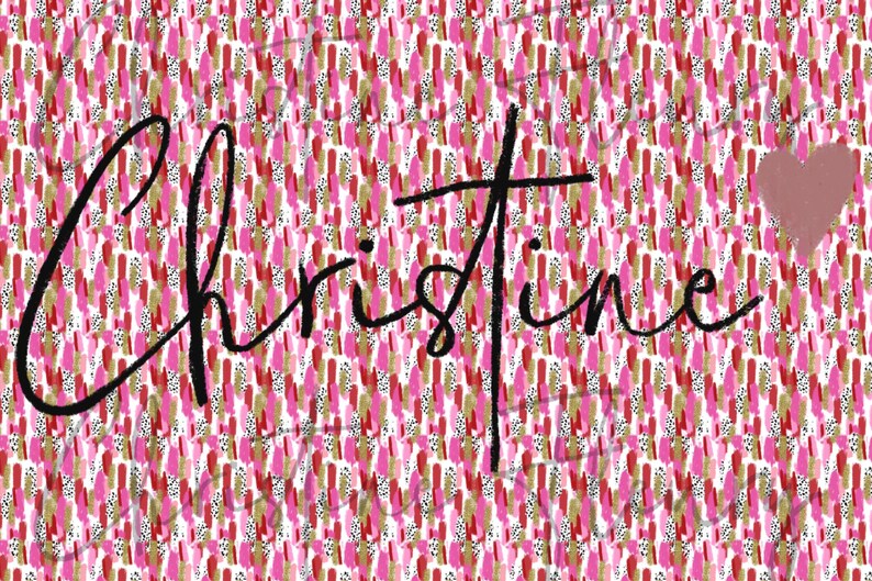 Seamless Messy Paint Digital Paper, Preppy Valentines PNG, Trendy ...