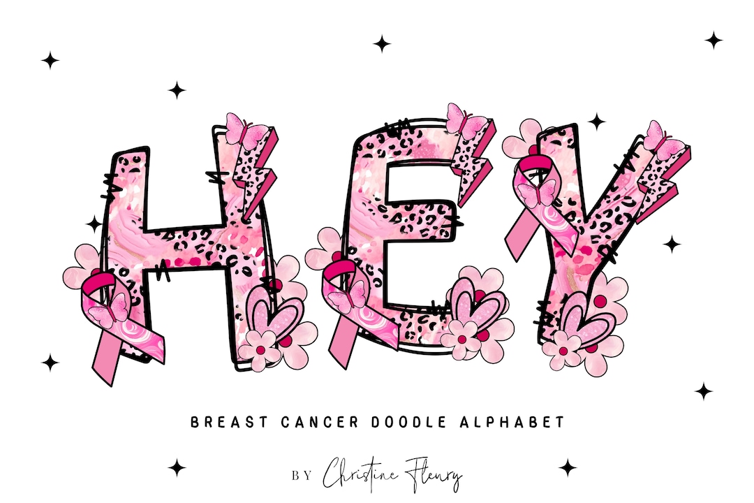 Hey Doodle Alphabet in Leopard Print, Sublimation Doodle Letters and ...