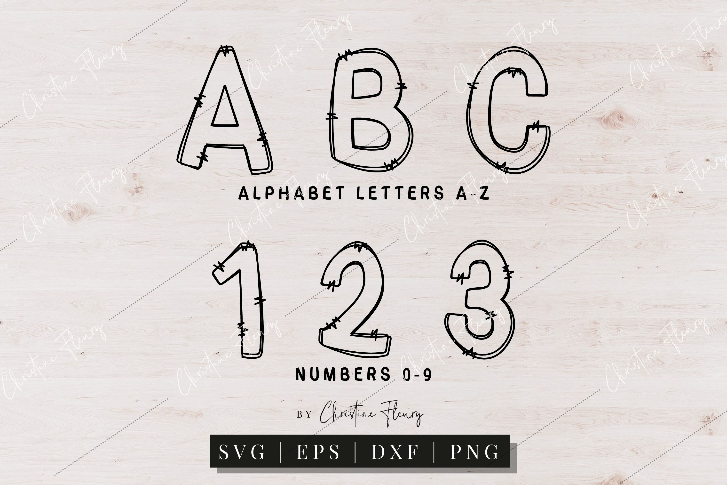 Doodle Alphabet SVG Doodle Letters Svg Doodle Numbers Svg - Etsy
