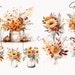 Watercolor Mega Fall Bundle Clipart, Watercolor Fall Clipart ...