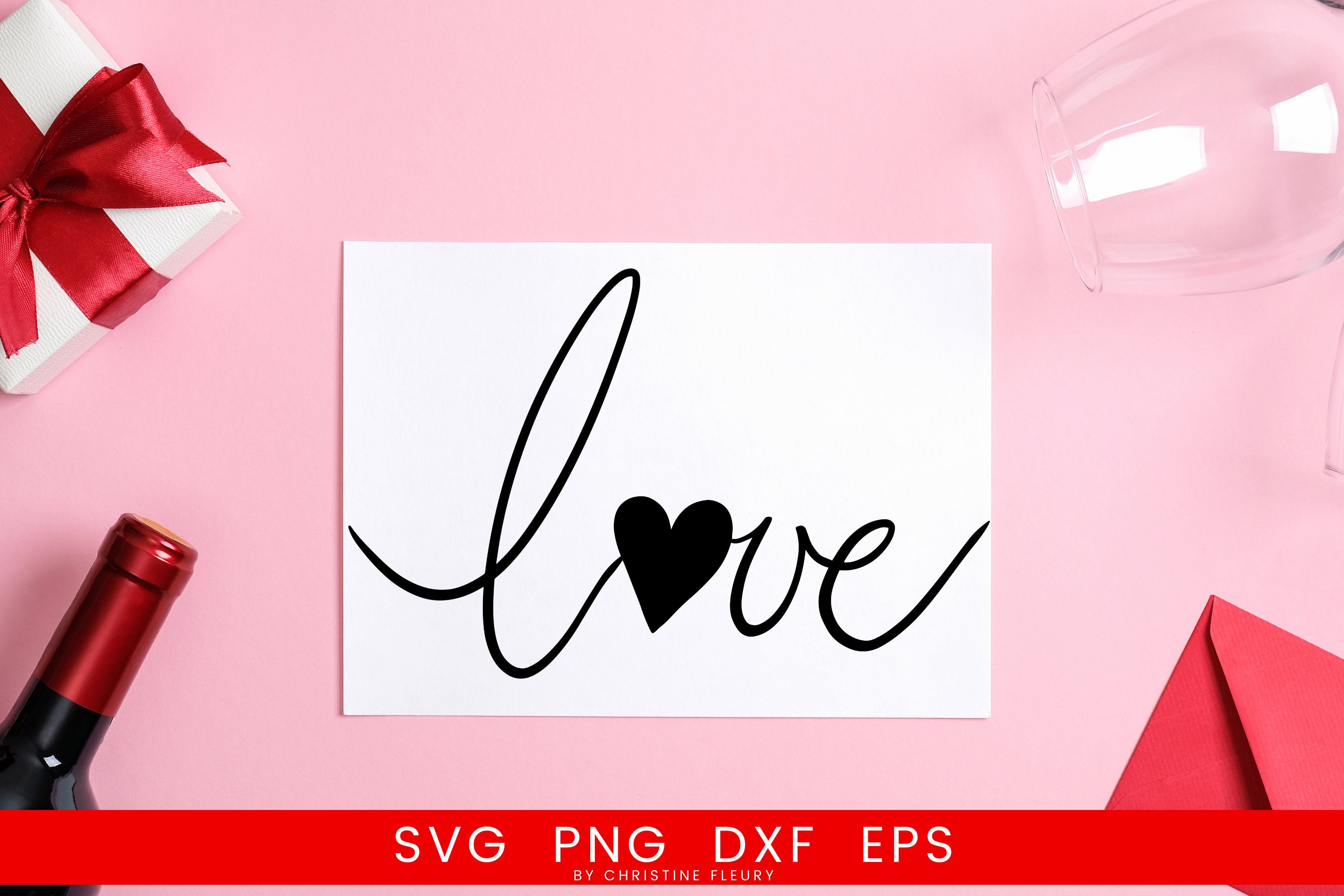 Love SVG Valentines Svg Quote Svg Calligraphy SVG Hand - Etsy
