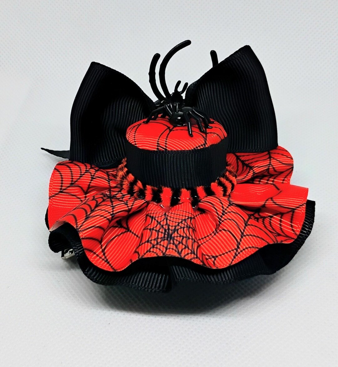 Halloween Miniature Hat, Spider Webs Mini Hat, Halloween Hair Clip ...