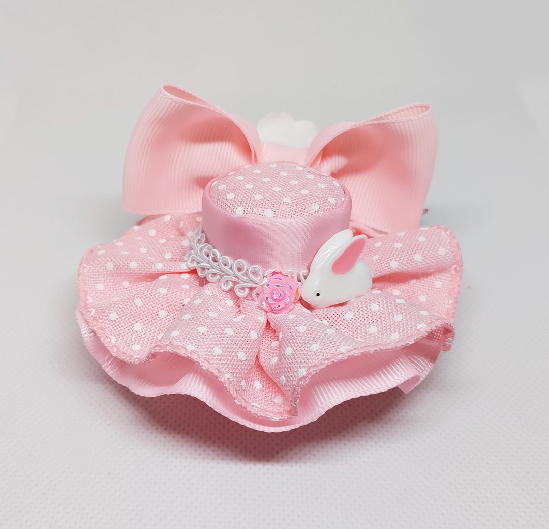 Pink Mini Hat, Easter Hat for Girls, Cranial Helmet Mini Hat, Easter ...