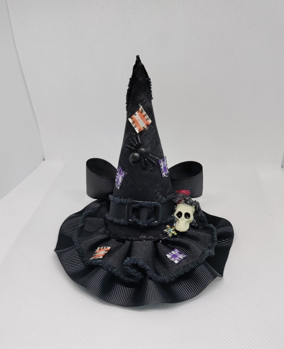 Old With Patches Witch Hat, Witch Hat, Witch Hat Hair Clip, Witch Hat ...