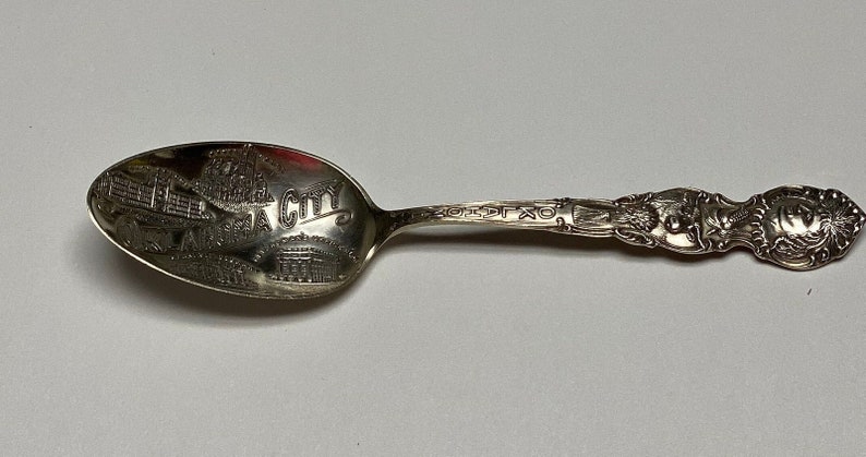 Antique Sterling Silver Collector's Spoon oklahoma City - Etsy