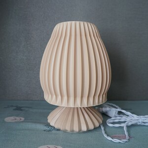 Table Lamp - Pleated Art Decoration Lamp - Etsy