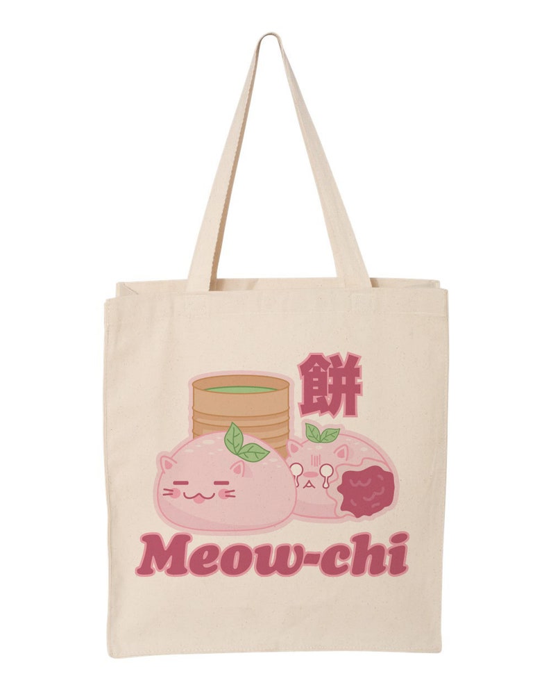 Cute Meow-chi Design Mochi Cats 14'' Wide Gusseted - Etsy