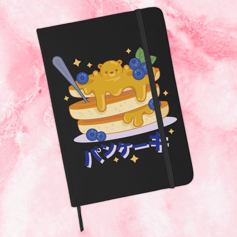 Kawaii Bear Pancake Journal Cute Lined Notebook Japanese - Etsy