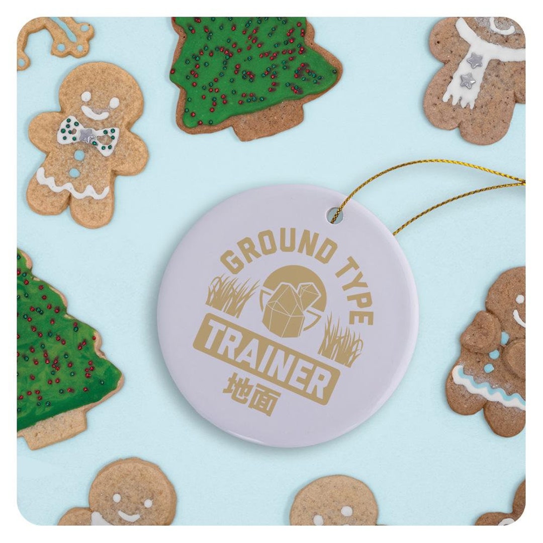Ground Type Trainer Christmas Ornament, Ceramic Christmas Tree Ornament ...