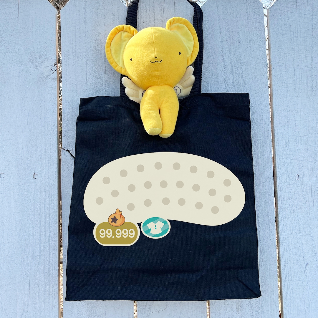 Animal Inventory Pocket Pin Bag Tote Bag, 14'' Wide Gusseted Shopping ...