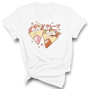 Kawaii Cat Crepes Next Level T-shirt, Kawaii Shirt, Japanese Kawaii ...