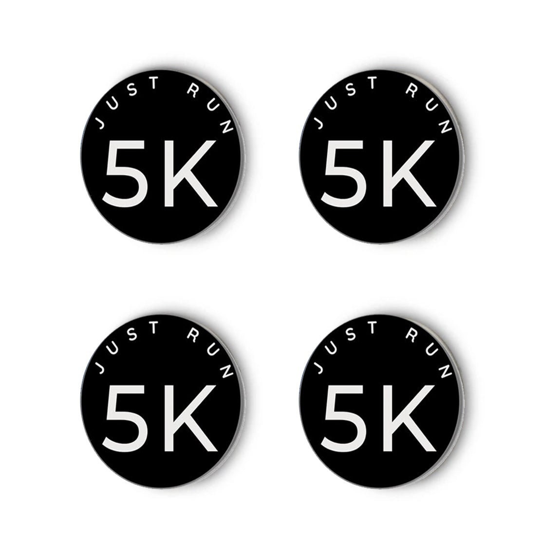 JUST RUN 5K Dance and Race Magnetic Pins, Magnetic, Custom Magnet, Car ...