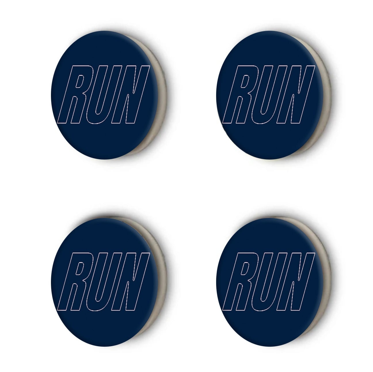 Custom Magnets, Round Magnet, Black Magnets, RUN RACE MAGNETS Pins for ...