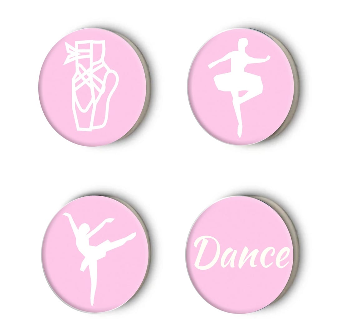 Just Dance Dance and Race Magnetic Pins for Dance Audition, Conventions ...