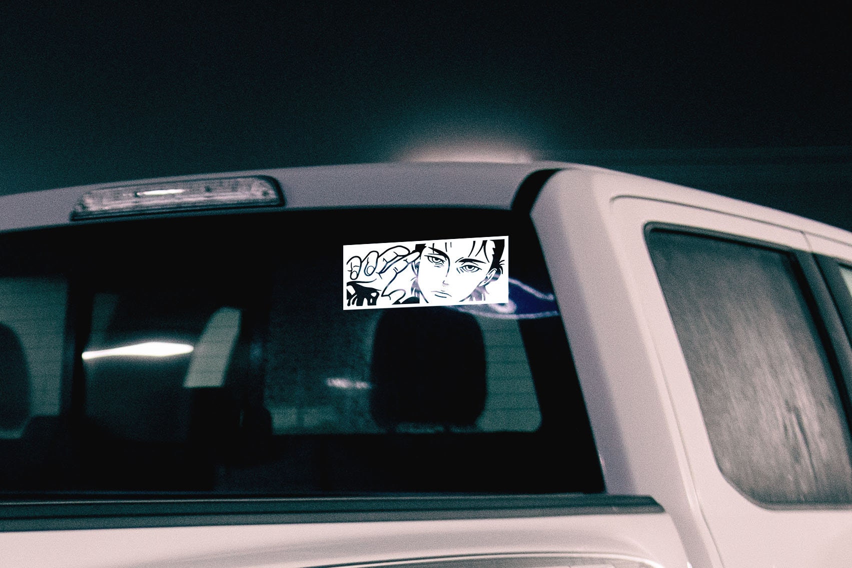 Giant Anime Car Decal Window Decal - Etsy