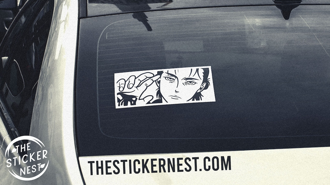 Giant Anime Car Decal| Window Decal - Etsy
