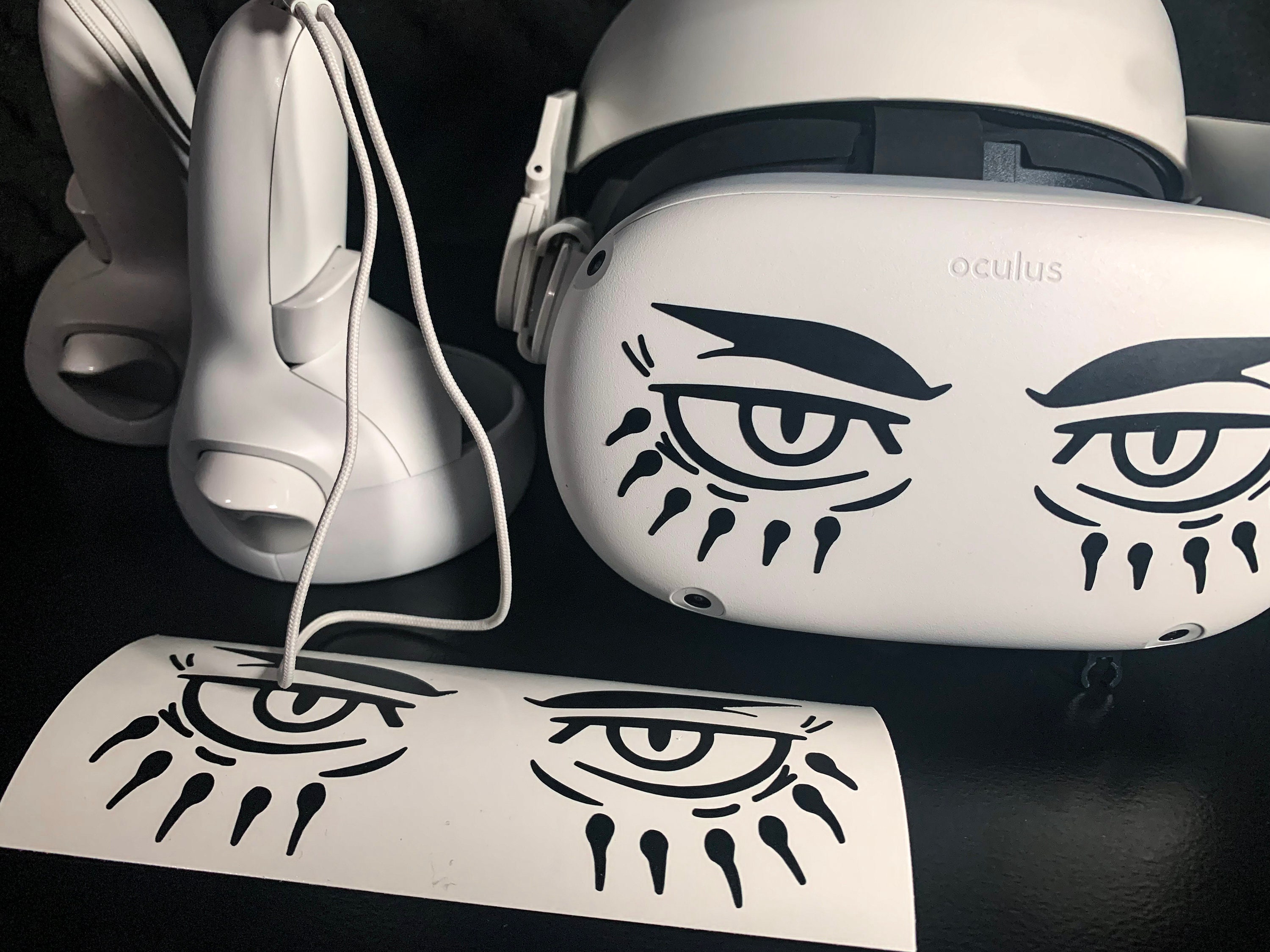 Oculus Quest 2 Meta Quest 2 Giant Anime Eyes 1 Vinyl Decal - Etsy