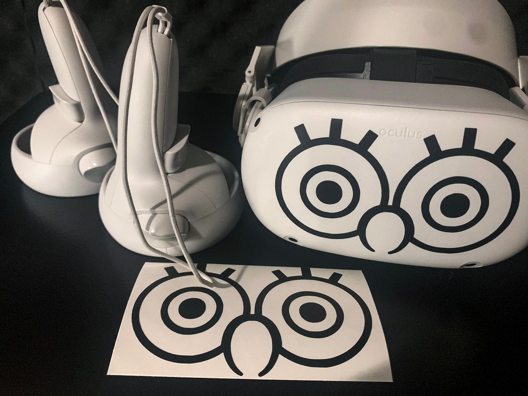 Oculus Quest 2 | Meta Quest 2 | Sponge Cartoon Eyes 1 Vinyl Decal - Etsy