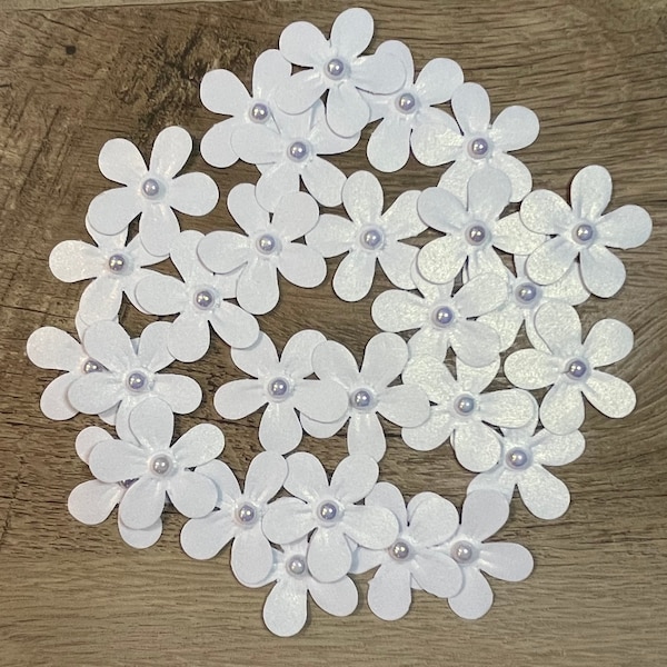 Pearl Paper Flowers - Etsy