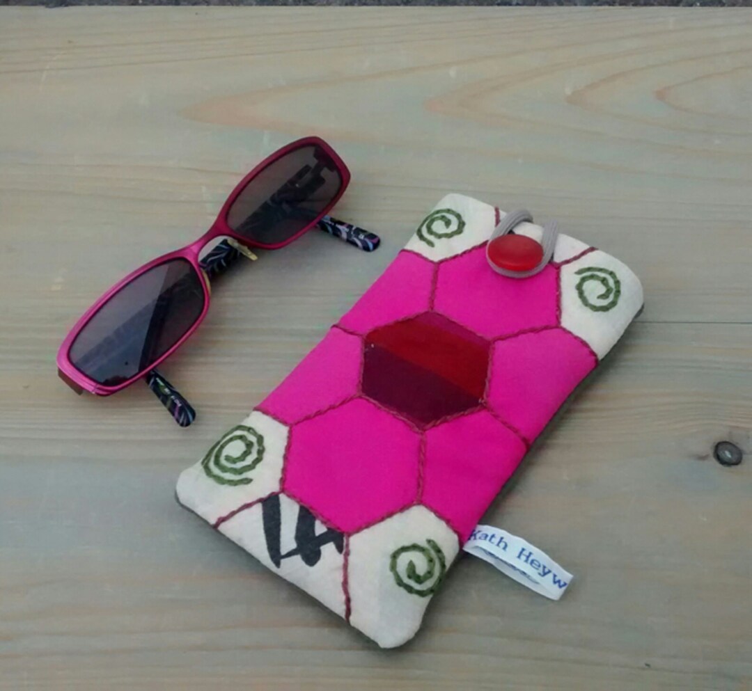 Glasses Case, Spectacles Case, Hand Sewn Patchwork Design - Etsy